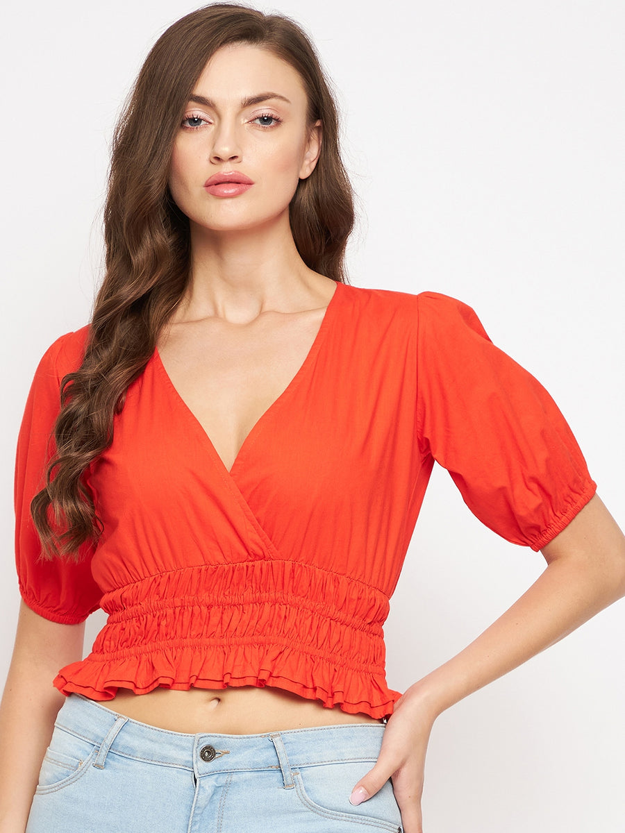 PAOLINA POPLIN SMOKED HEM TOP – Sim and Sam